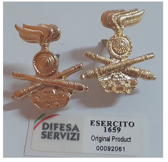 ARMETTA GALA ARTIGLIERIA CORAZZATA (al paio)